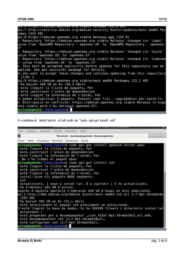Tutorial instal·lació OpenKm en una maquina Debian | PDF