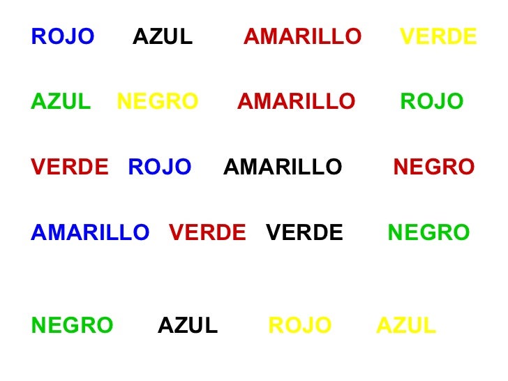 Practica psicologia stroop