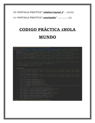Practicas android studio efrain | DOCX
