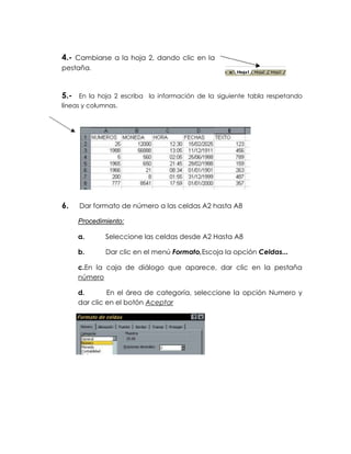 Practicas de excel | DOCX | Computing | Technology & Computing