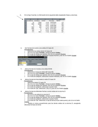 Practicas de excel | PDF