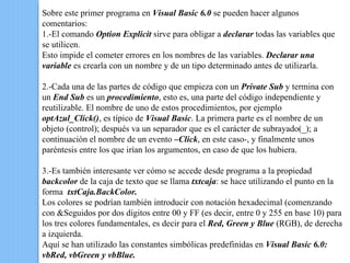 Practicas de visual basic 6.0 | PPT | Programming Languages | Computing