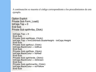 Practicas de visual basic 6.0 | PPT