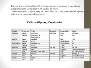Practicas de visual basic 6.0 | PPT