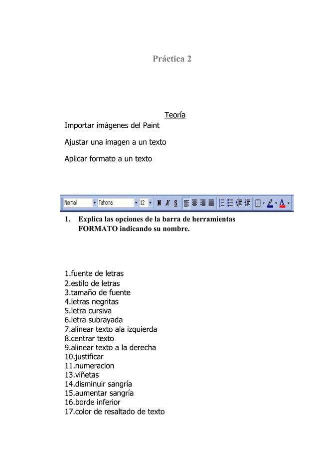 Practicas de word resuelto | RTF