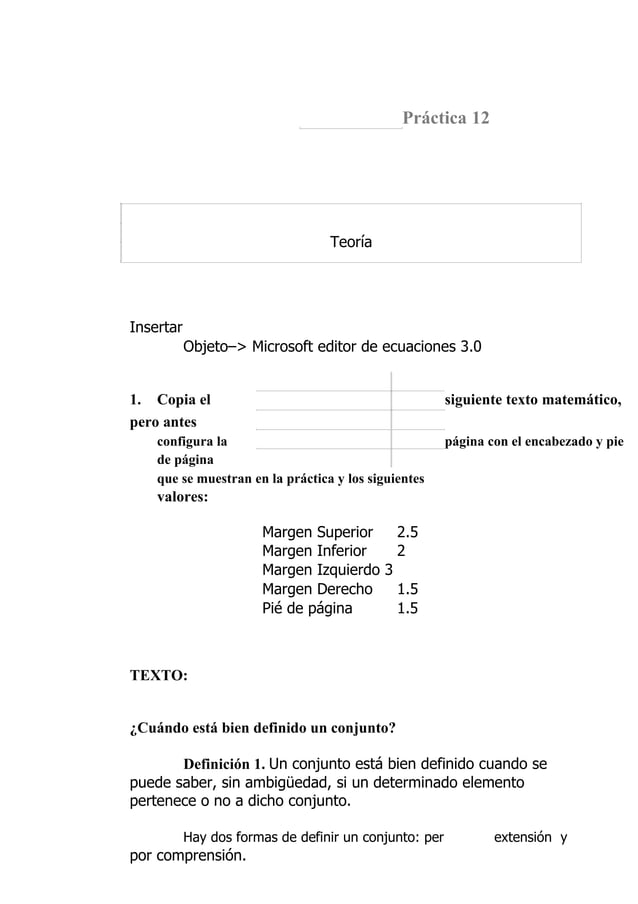 Practicas de word resuelto | RTF