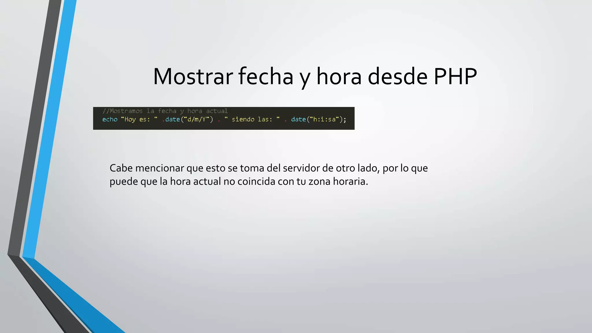Variables y funciones PHP | PPTX | Programming Languages | Computing