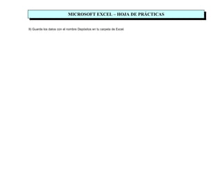 Practicas excel | PDF