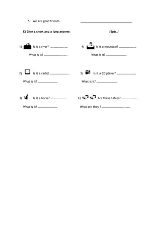 Practica verb to be 4 to | DOC