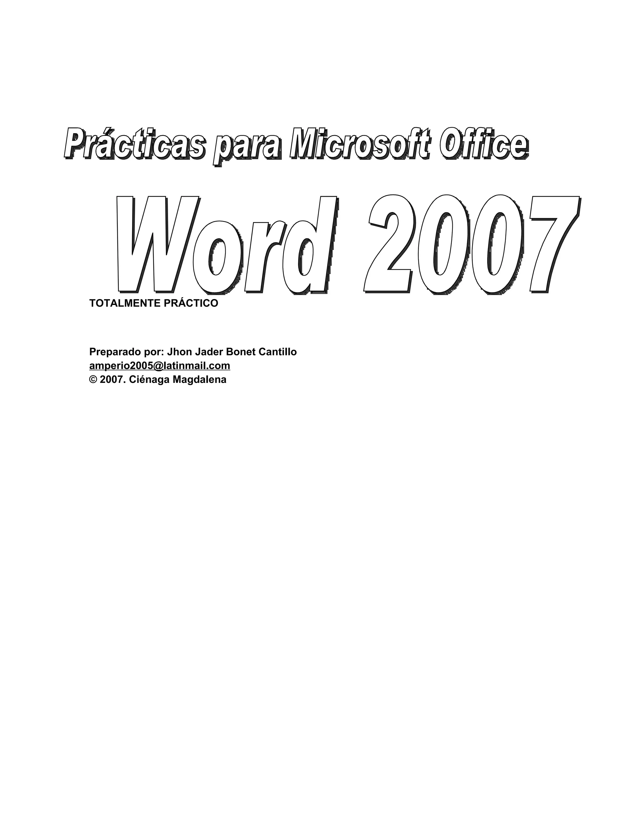 Practica word2007 | DOC