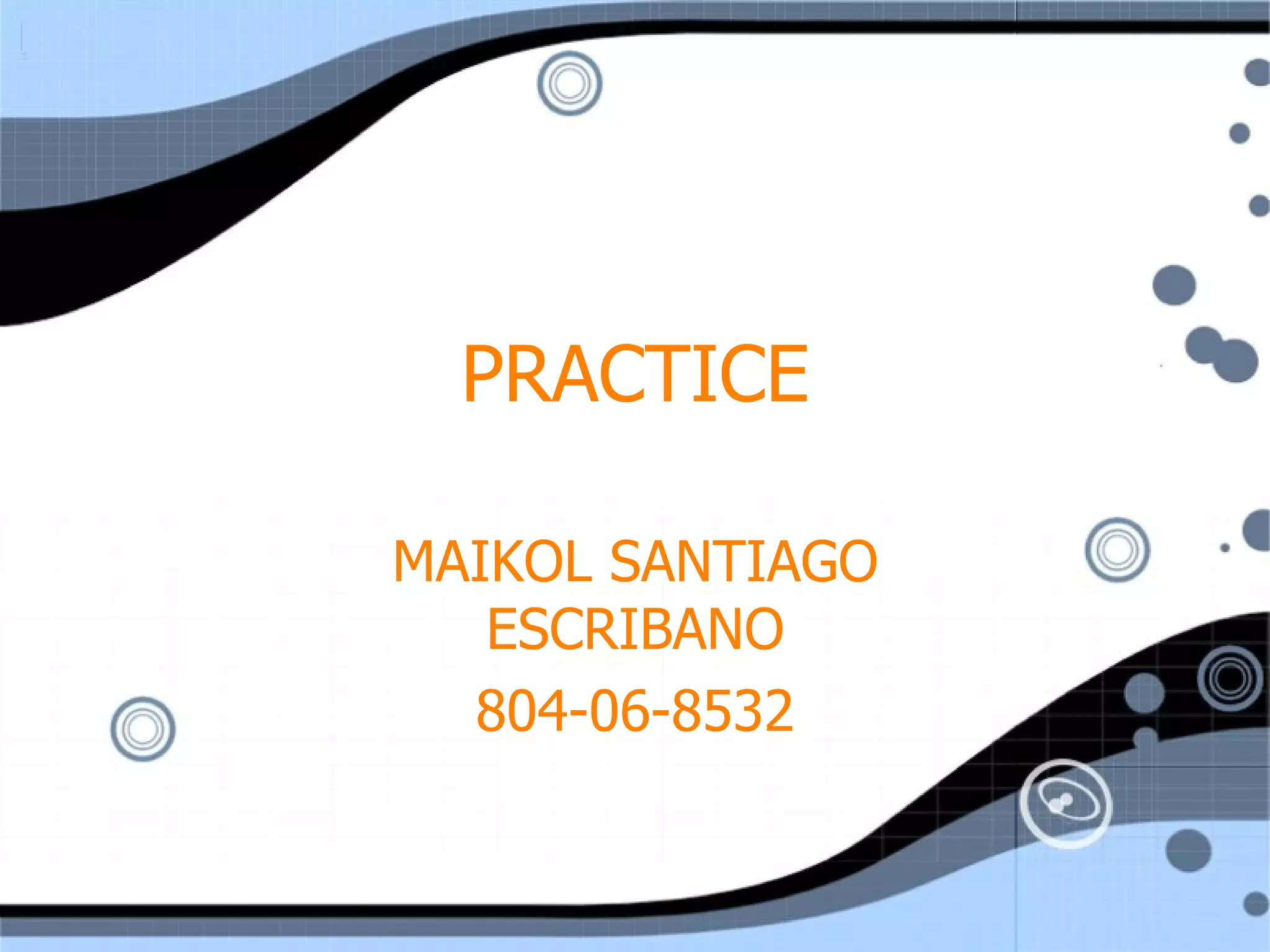 Practice | PPT