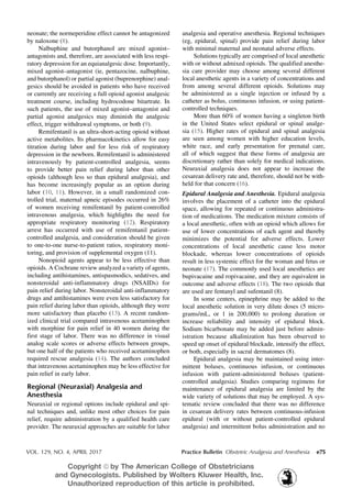 Analgesia obstétrica | PDF