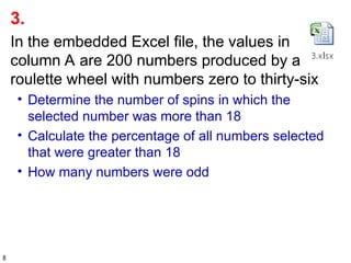 Practice-Exercises excel practice file attached | PPT