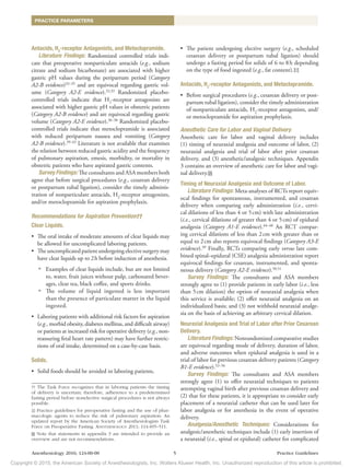 Practice guidelines-for-obstetric-anesthesia | PDF