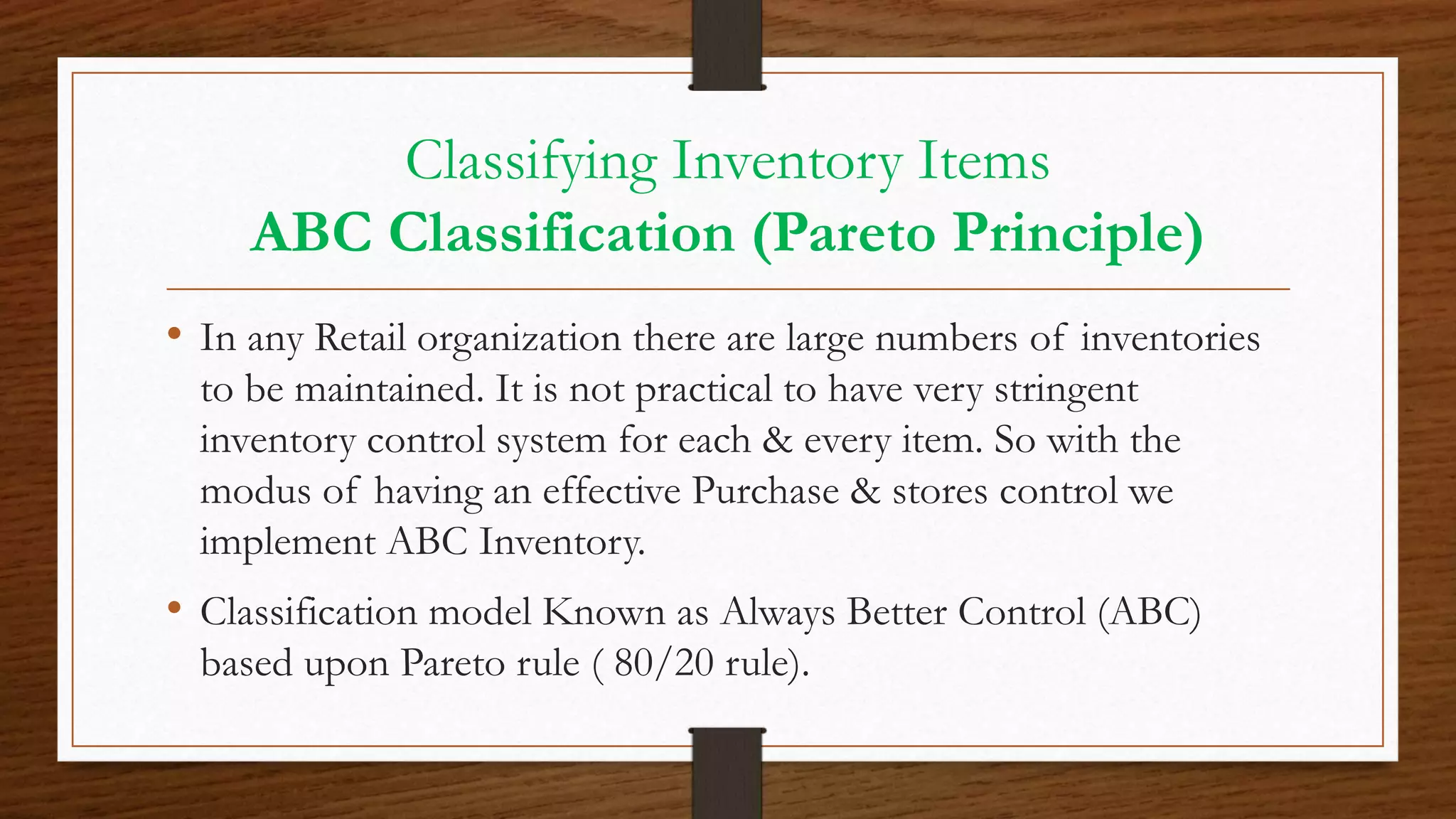 Inventory management of a hospital pharmacy | PPTX