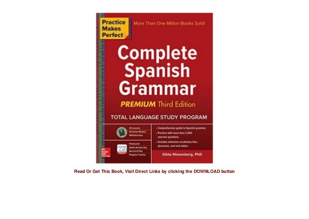complete spanish grammar pdf