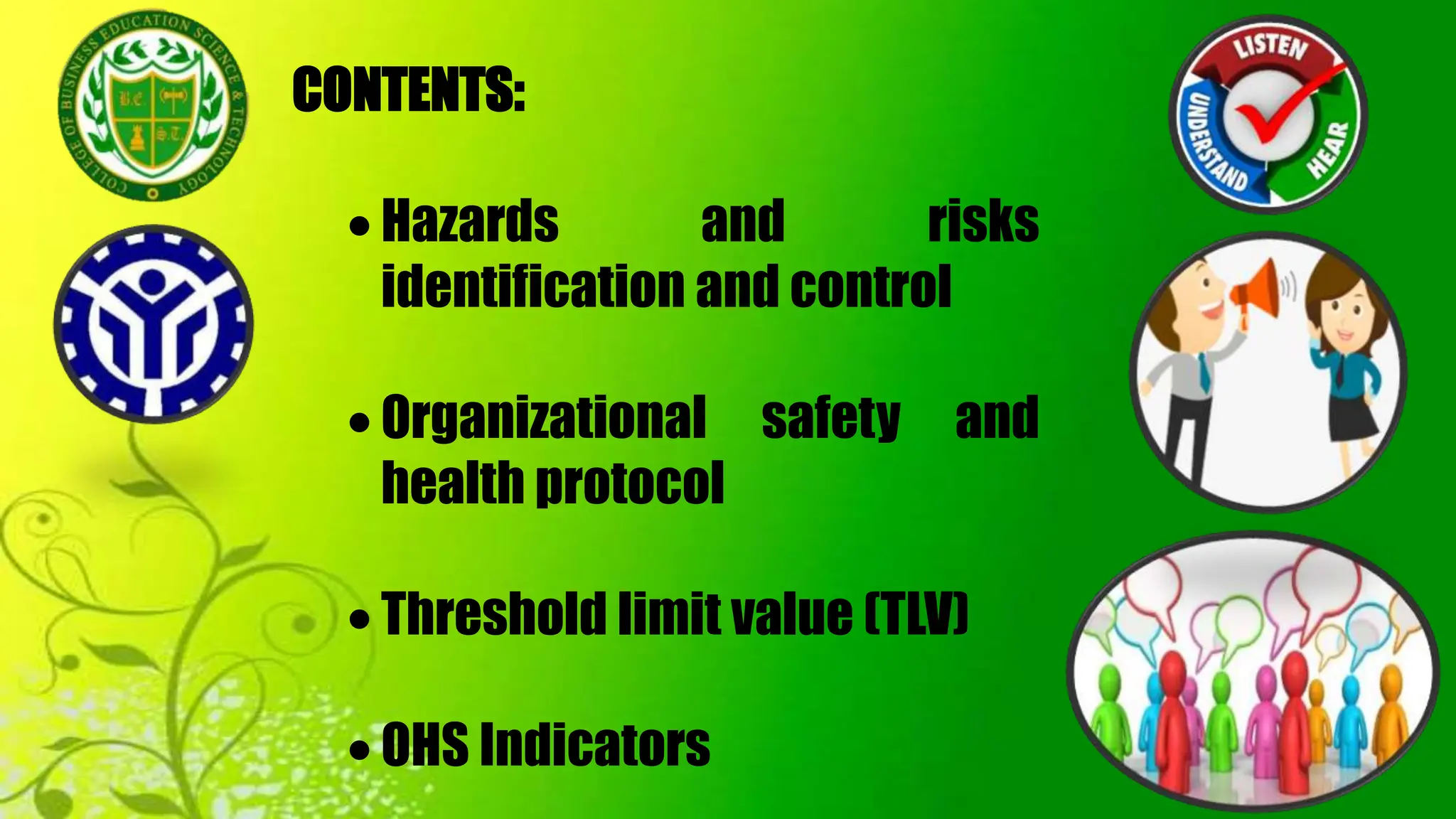 Occupational Health and Safety Protocols | PPTX