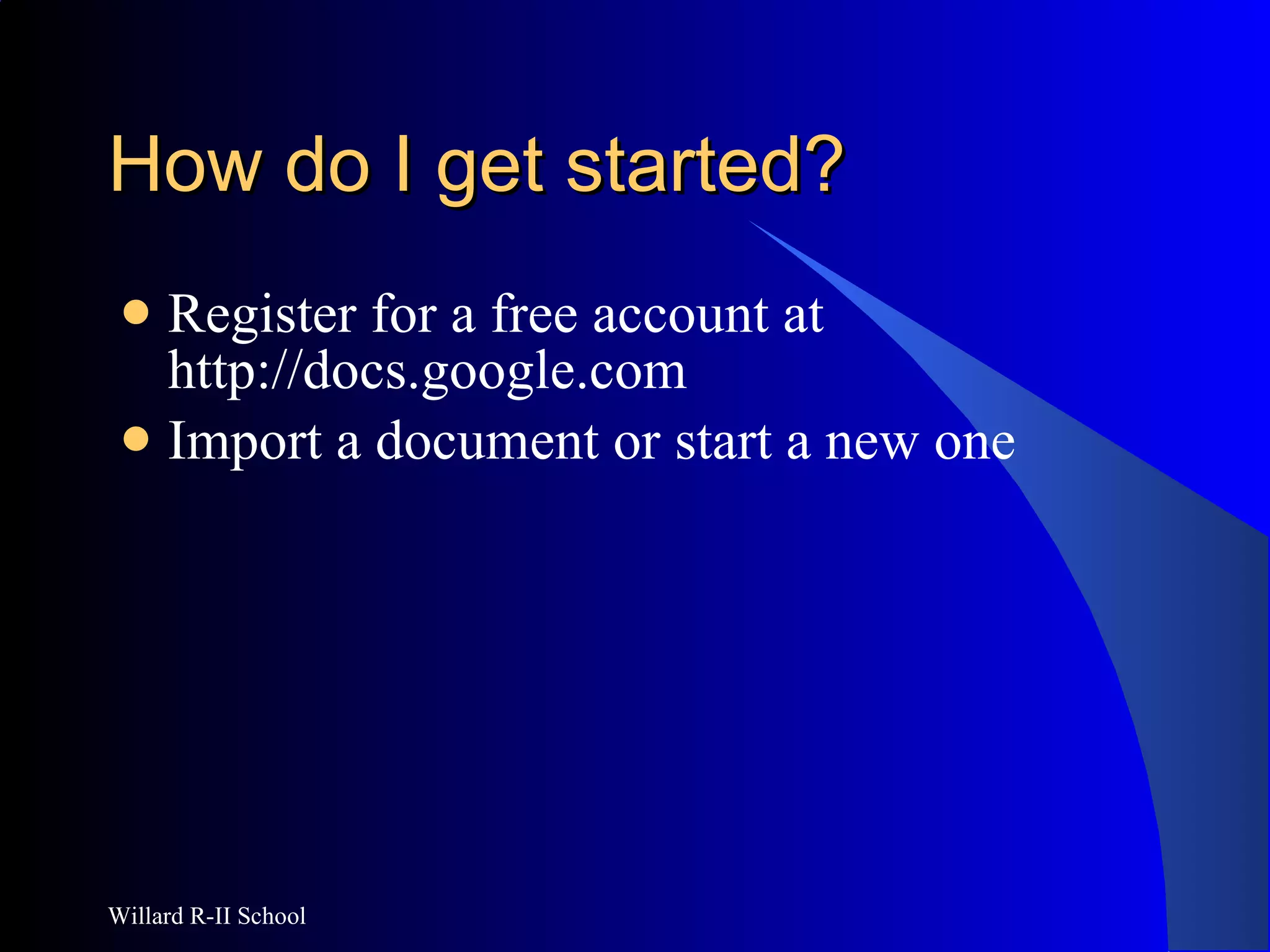 edited title to practice google docs powerpoint | PPT