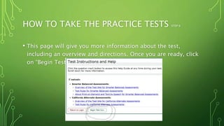 Practice CAASPP Directions in PPT | PPTX
