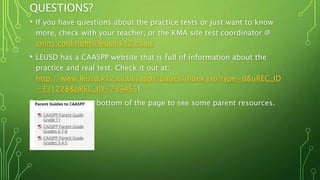 Practice CAASPP Directions in PPT | PPTX
