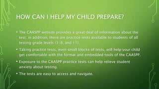 Practice CAASPP Directions in PPT | PPTX