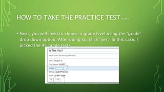 Practice CAASPP Directions in PPT | PPTX