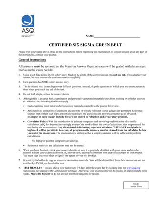 Practiceexamssgb | PDF