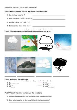 Easy English at Home Practice file 32 | PDF