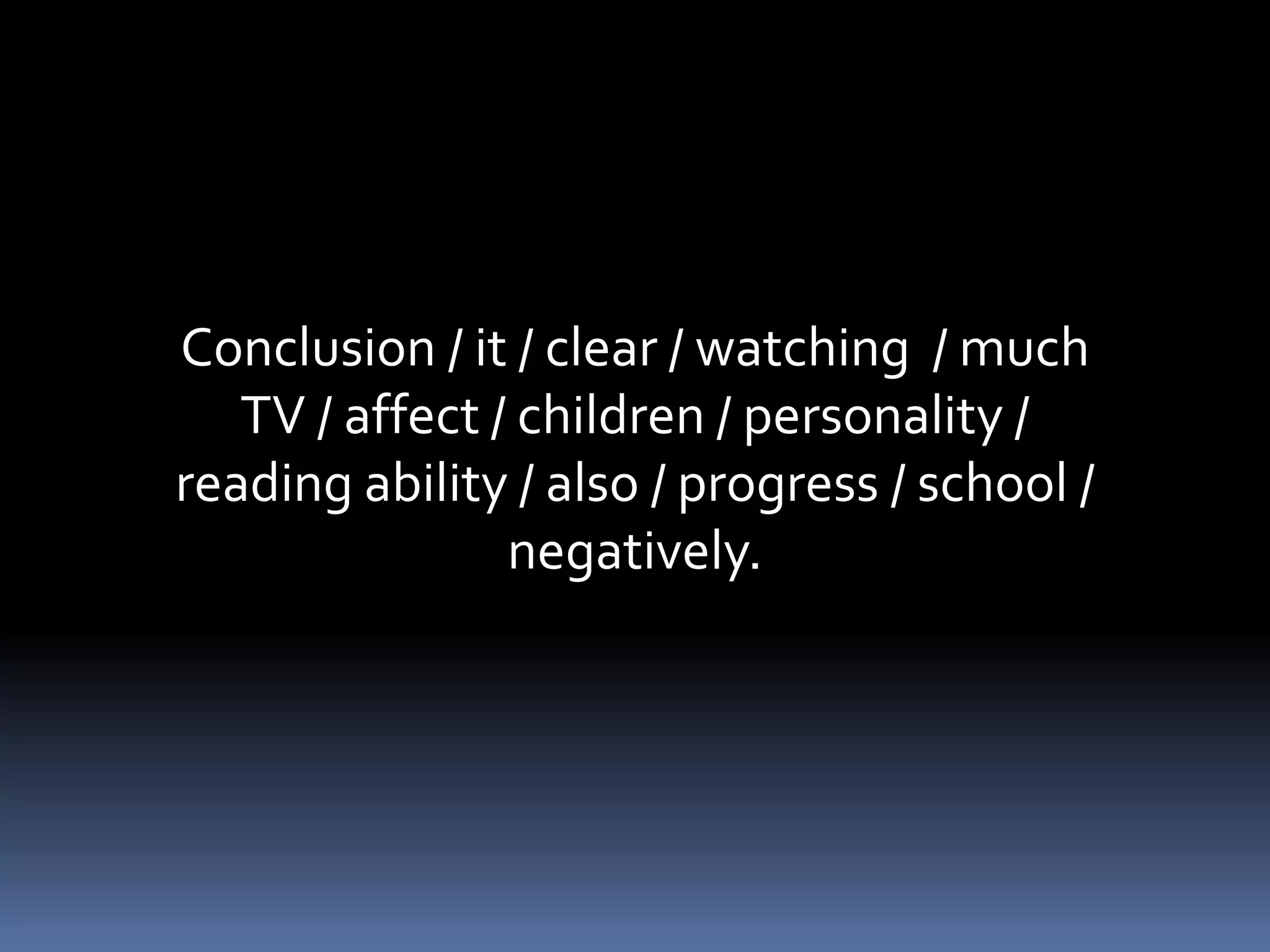 Practice for writing the concluding sentences using the prompts | PPT