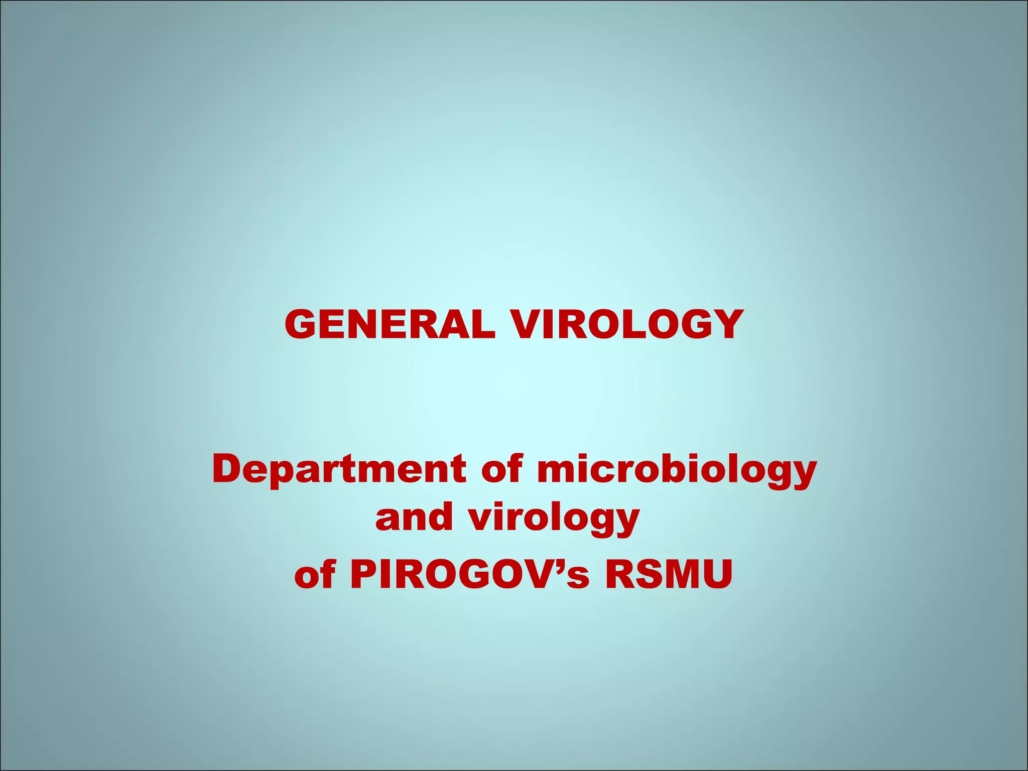 Practice general virology RNRMU | PPT