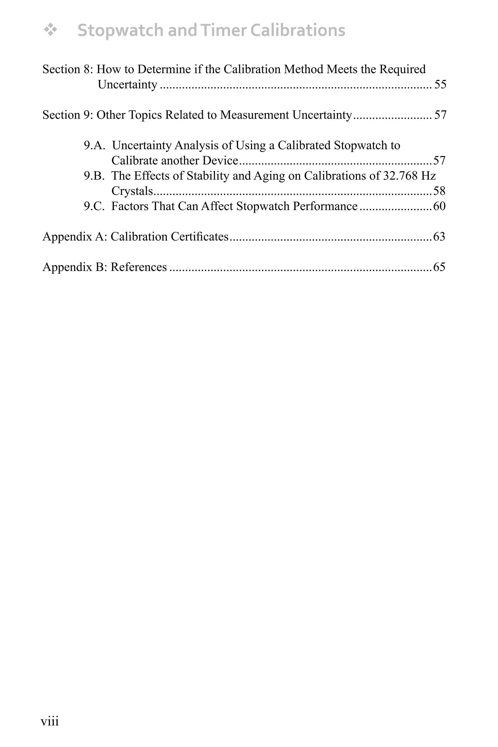 Practice guide stopwatches and timer calibrations | PDF