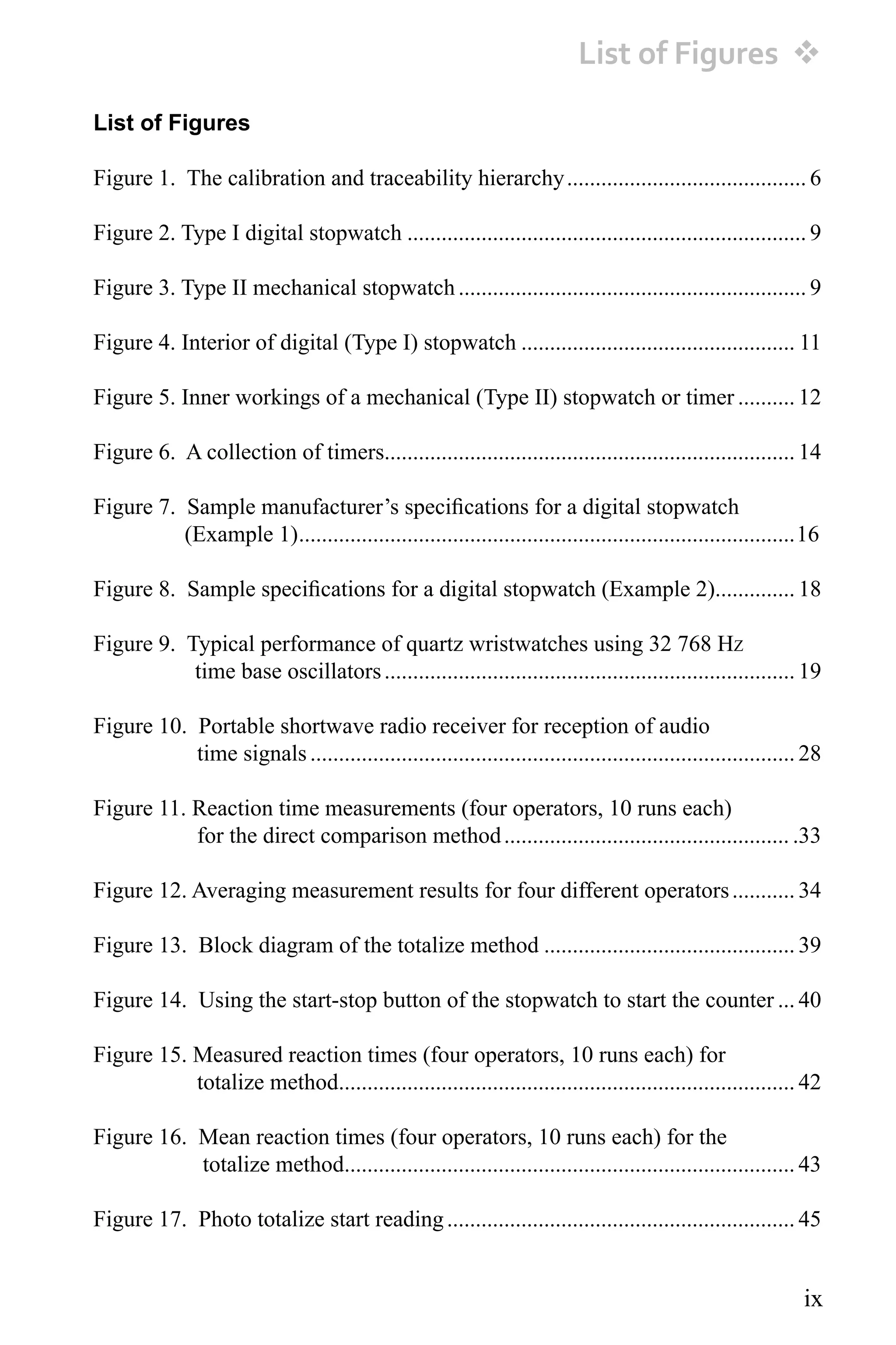 Practice guide stopwatches and timer calibrations | PDF