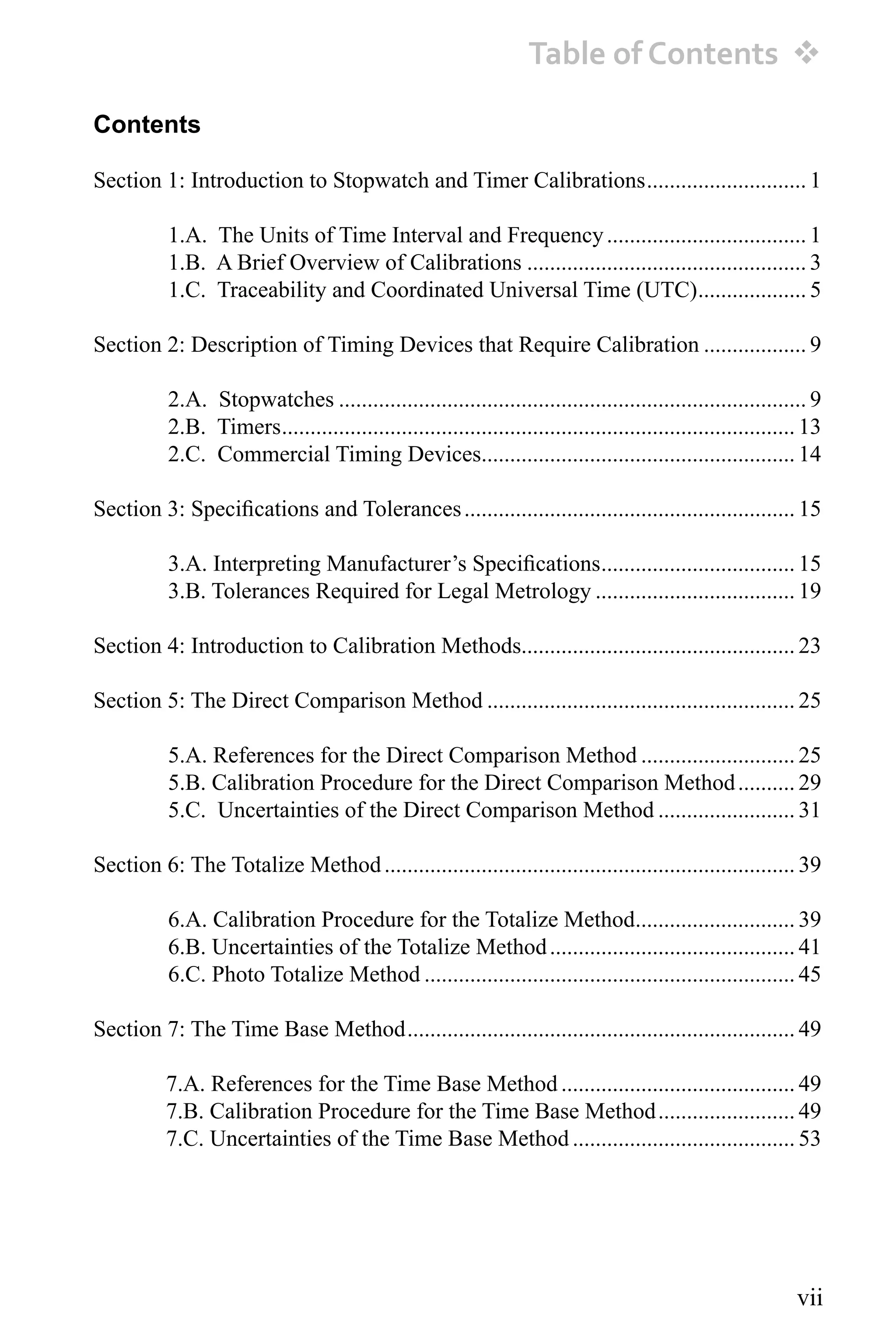 Practice guide stopwatches and timer calibrations | PDF