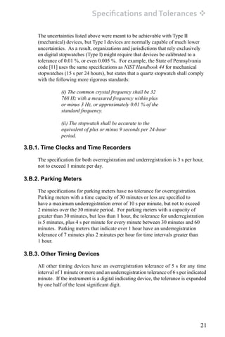 Practice guide stopwatches and timer calibrations | PDF
