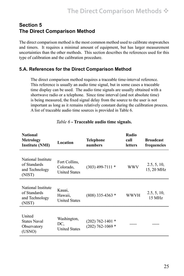 Practice guide stopwatches and timer calibrations | PDF