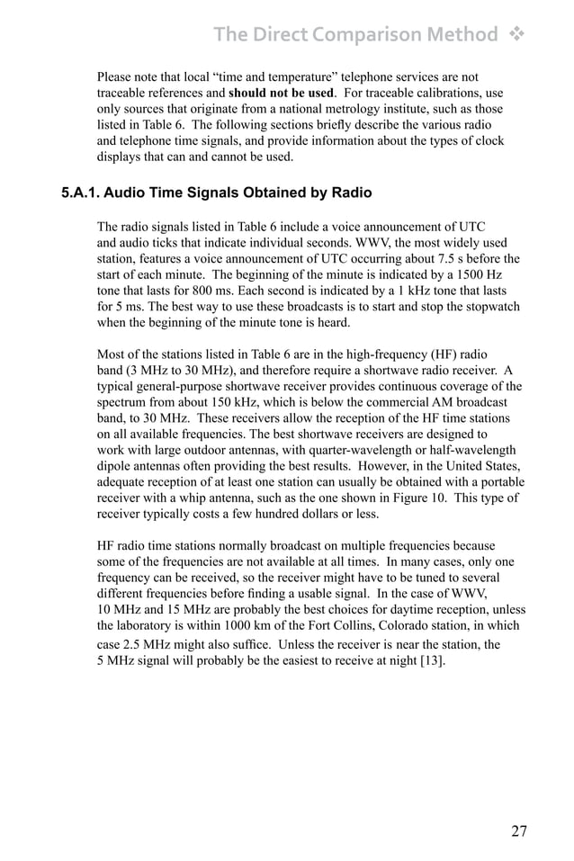 Practice guide stopwatches and timer calibrations | PDF