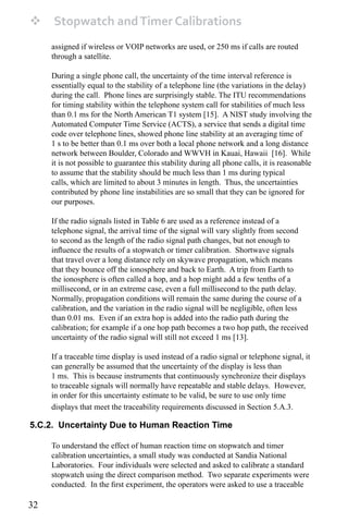 Practice guide stopwatches and timer calibrations | PDF