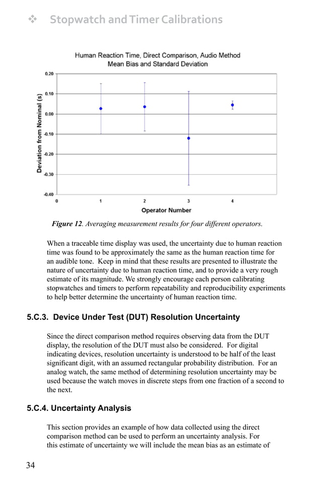 Practice guide stopwatches and timer calibrations | PDF