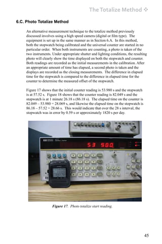 Practice guide stopwatches and timer calibrations | PDF