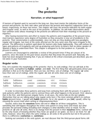 Practice makes perfect spanish past tense verbs | PDF