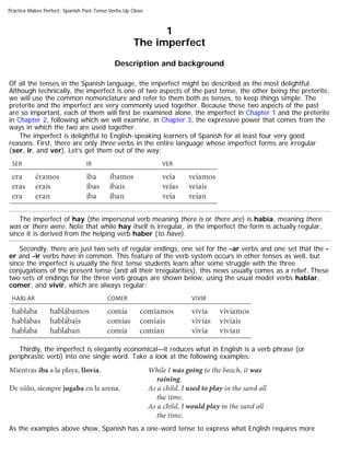 Practice makes perfect spanish past tense verbs | PDF