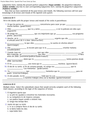 Practice makes perfect spanish past tense verbs | PDF
