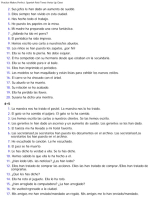 Practice makes perfect spanish past tense verbs | PDF