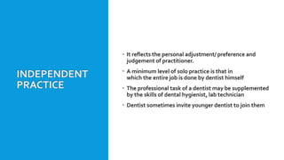 Practice management in dentistry | Public health dentistry | PPTX