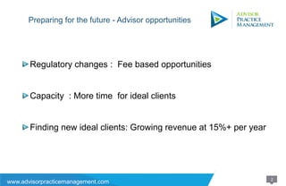 Practice management for financial advisors | PPTX