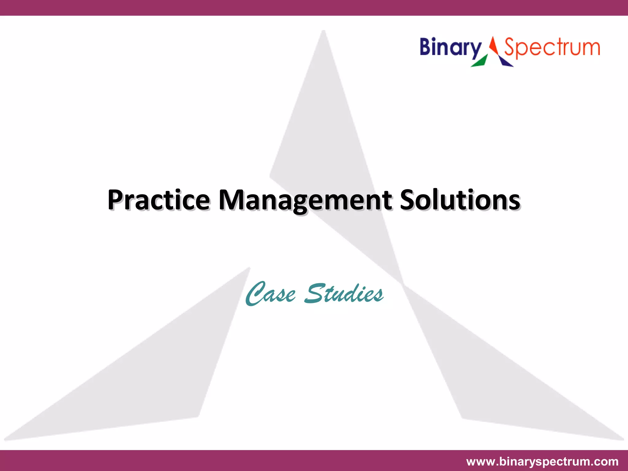 Practice Management System | PPT