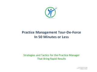 Medical Practice Management Training | PPTX