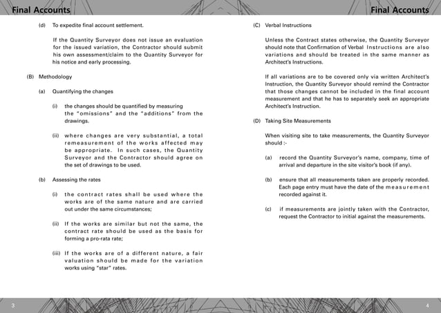 Practice notes for_quantity_surveyors_fi | PDF | Construction Industry ...