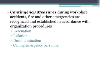 Practice occupational health and safety | PPTX