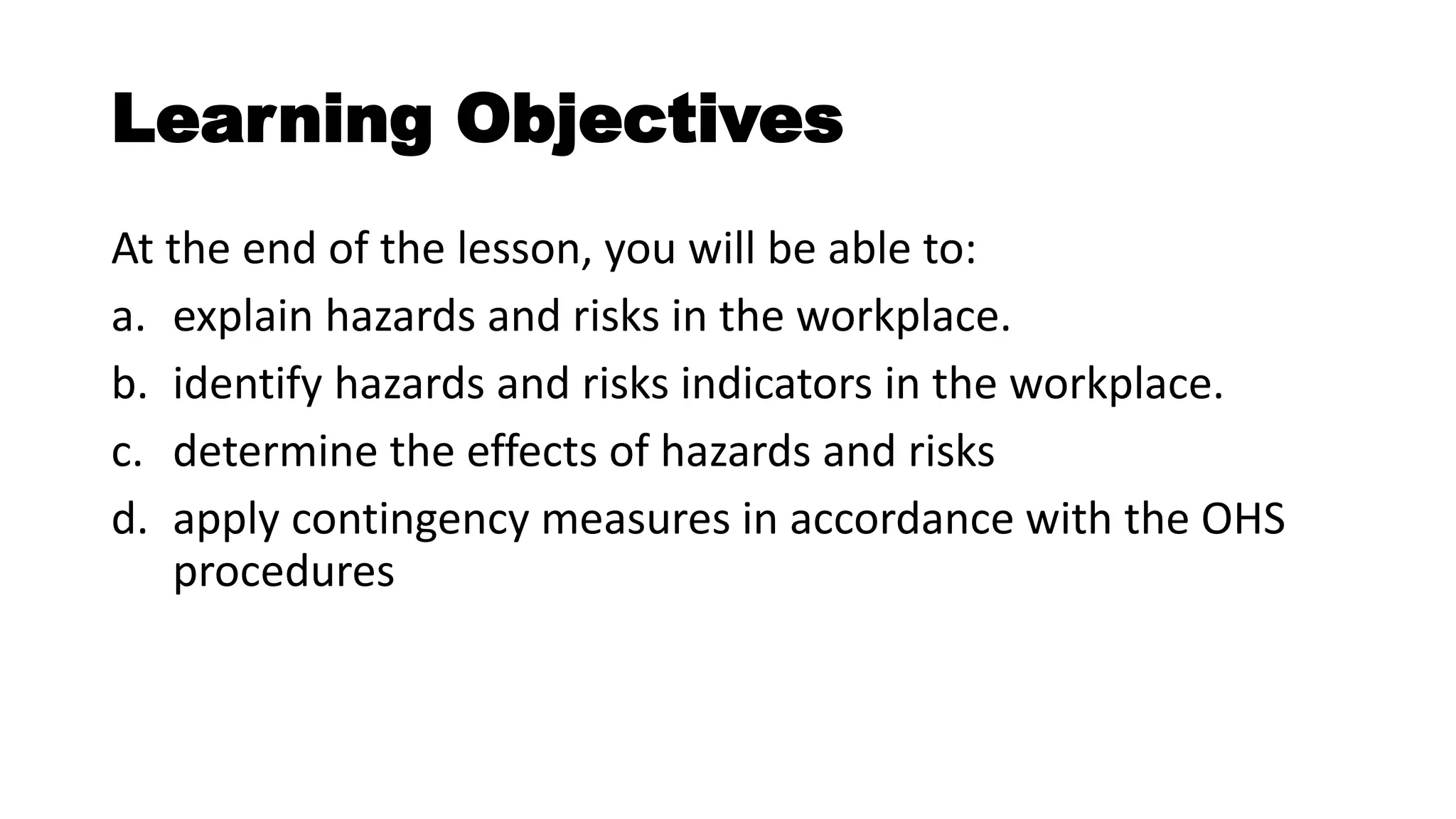 Practice Occupational Health and Safety Procedures.pptx